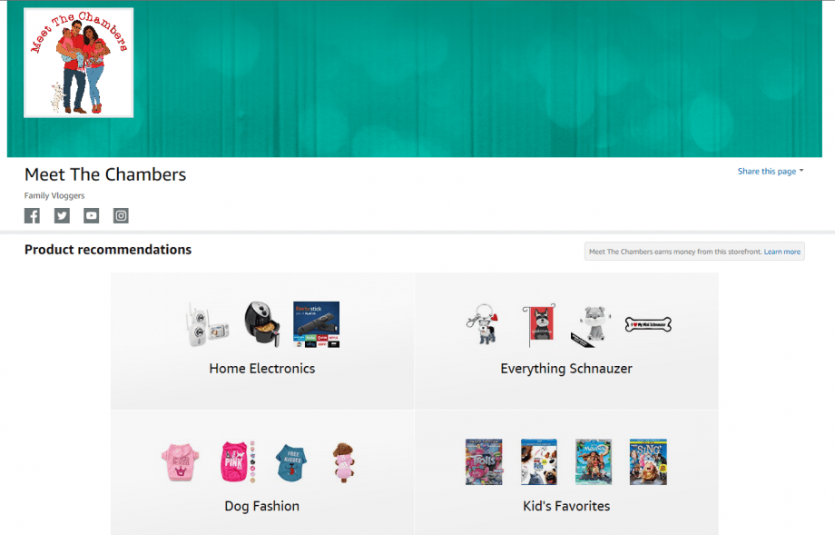 amazon influencer storefront - Come Wag Along